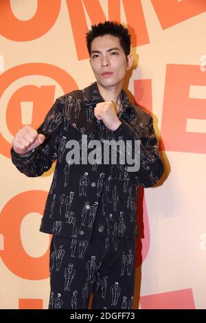 Taiwanese singer and actor Jam Hsiao was leaving the hotel in Shanghai ...