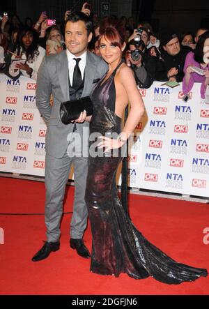 Mark Wright and Amy Childs at the National TV Awards held at the O2 ...