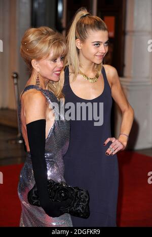 Sally Farmiloe and daughter Jade Farmiloe arriving for the 2013 Arqiva ...