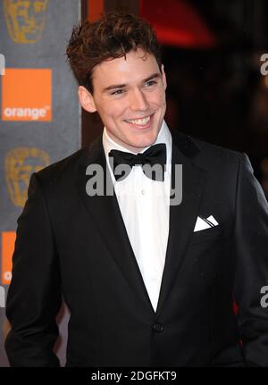 Sam Claflin arriving at the 2011 Orange British Academy Film Awards at ...