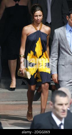 Stacey Cooke, wife of Ryan Giggs, at the Gary Neville and Emma Hadfield ...