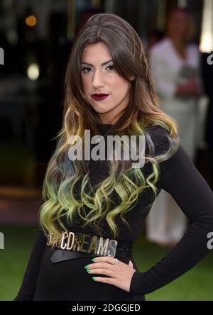 Gabriella Ellis arriving for the World Premiere of Titanic 3D, at the ...
