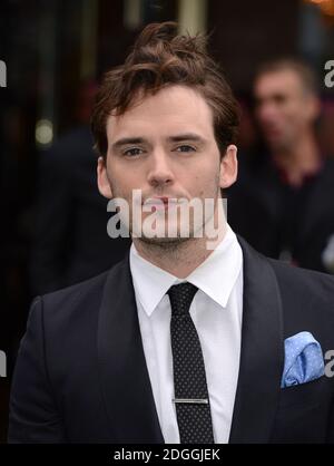 Sam Clafin arriving at the World Premiere of 'The Hunger Games ...