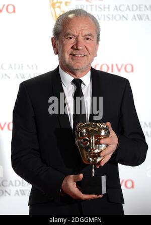 Lord Alan Sugar at the BAFTA Television Awards 2012, Royal Festival ...