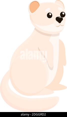 Mink vector icon isolated on transparent background, Mink transparency ...
