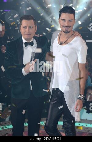 Rylan Clark wins Celebrity Big Brother Final 2013, Elstree Studios ...