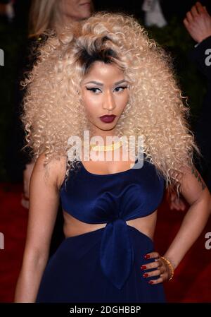 Nicki Minaj - Costume Institute Gala "Punk: Chaos to Couture" Red ...