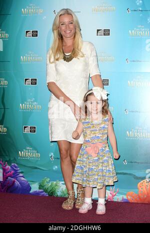 Denise Van Outen and Daughter Betsy Mead attend the launch of the ...