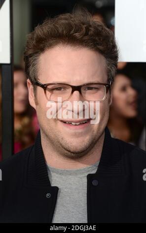 Seth Rogan at the 2014 MTV Movie Awards held at the Nokia Theater, Los ...