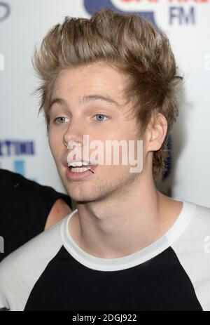 Luke Hemmings of 5 Seconds Of Summer backstage at the 102.7 KIIS FM's ...