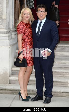 Michael McIntyre and wife Kitty McIntyre attending the V and A Summer ...