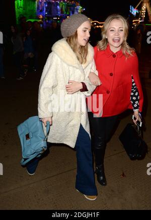 Suki Waterhouse and Poppy Jamie arriving at Hyde Park's Winter ...