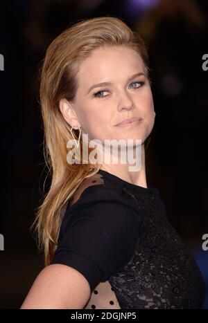 Alice Eve arriving for the Night At The Museum: Secret Of The Tomb UK ...