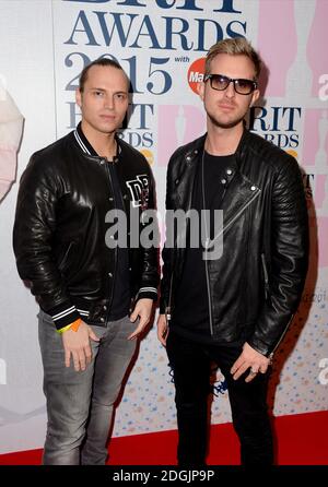 Cameron Edwards (left) and Joe Lenzie of Sigma attending the BBC Music ...