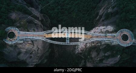 --File--The "Ruyi Bridge" in the Shenxianju Scenic Area in Xianju ...