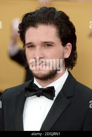 Kit Harington arriving on the red carpet at the 21st Annual Screen ...