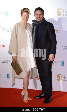 Mark Ruffalo and Sunrise Coigney (left) attending the EE BAFTA Nominees ...