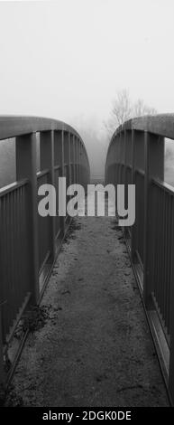 Old wood bridge to sea Stock Photo - Alamy