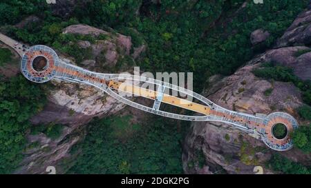 --File--The "Ruyi Bridge" in the Shenxianju Scenic Area in Xianju ...