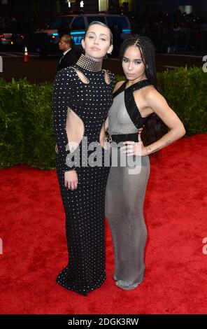 Miley Cyrus Attending The Metropolitan Museum Of Art Costume Institute