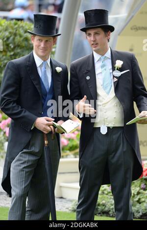 Prince Harry (left) with Jake Warren attending Day 1 of Royal Ascot ...