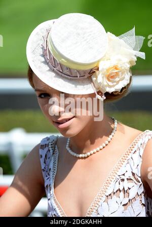 Ella McNeill during Ladies Day, on day three of the 2015 Royal Ascot ...