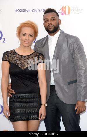 Aimee Jade Azari and Oritse Williams attending the Nordoff Robbins O2 ...