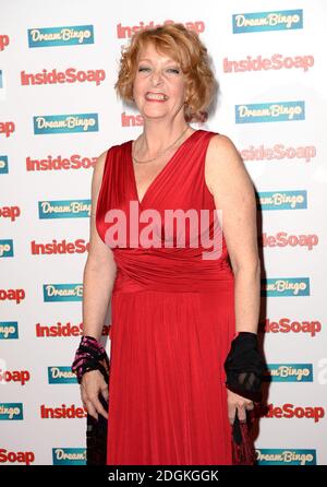 Charlie Hardwick attending the Inside Soap Awards 2016 held at The ...