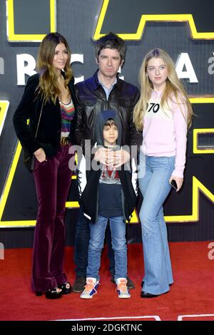 Sara Macdonald, Noel Gallagher, Anais Gallagher and Donovan Gallagher ...