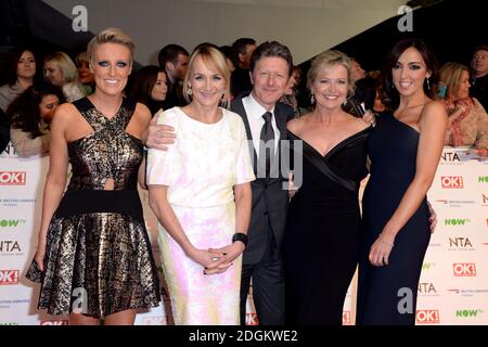 (L-R) Steph McGovern, Louise Minchin, Charlie Stayt, Carol Kirkwood and ...