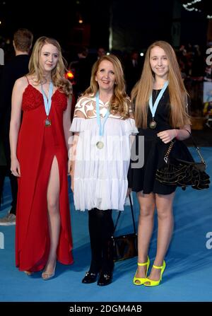 Gillian McKeith (centre) attending the European Premiere of Eddie the ...