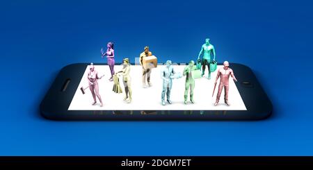 Types of Gig Economy Workers Stock Photo - Alamy