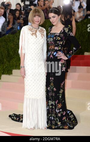 Bee Schaffer attending The Metropolitan Museum of Art Met Gala 2016, in ...