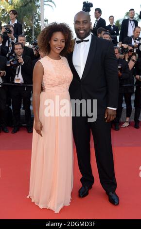 Teddy Riner and Luthna Plocus attending the Bob Marley One Love ...