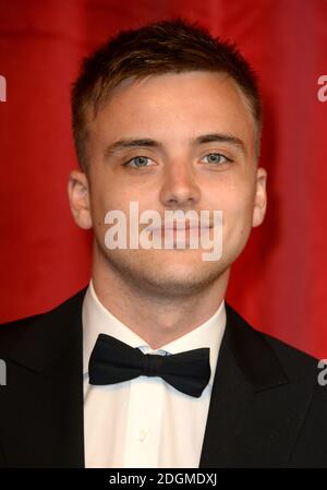 Parry Glasspool attending the British Soap Awards 2019 held at The ...