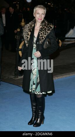 Annie Lennox arriving at the world premiere of The Cronicles of Narnia, the Royal Albert Hall ...