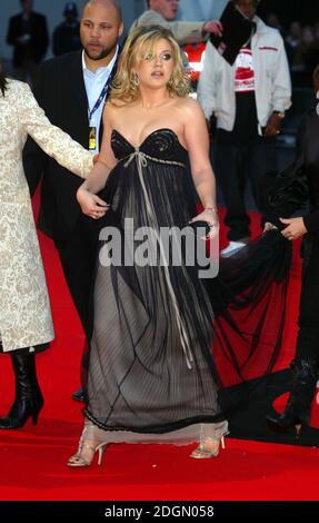 Kelly Clarkson arriving at the Brit Awards 2006, Earls Court, London. Â ...