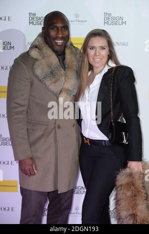 Sol Campbell and Fiona Barratt attending the Frost Summer Party ...