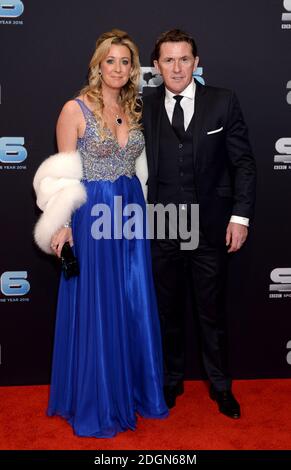 Tony McCoy and his wife Chanelle arriving for the wedding of Zara ...