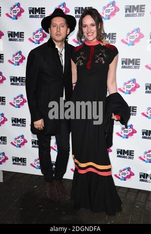 Carl Barat and Edie Langley arriving at the UK Premiere of Two For Joy ...