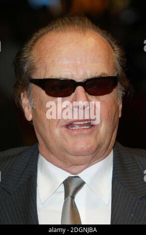 Jack Nicholson at the Berlin Film Festival 2004 promoting the film ...