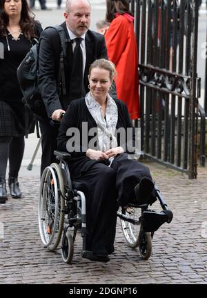 Melissa Cochran attending a service of hope at Westminster Abbey in ...