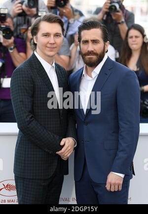 Paul Dano and Jake Gyllenhall attending the Okja photocall as part of ...