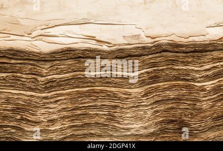 Antique Book sheets Stock Photo - Alamy