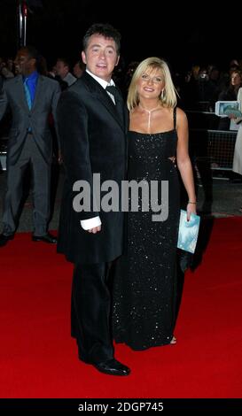 Shane Richie and his wife at The National TV Awards, the Royal Albert ...