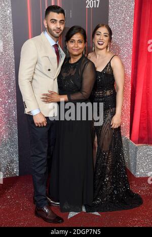 Mandy Thandi (L-R) Bharti Patel and Sunjay Midda attending the British ...