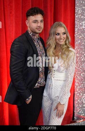Adam Thomas and Caroline Daly arrives at the 2017 British Soap Awards ...