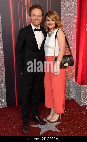 Jack P.Shepherd and Lauren Shippey attending the British Soap Awards ...