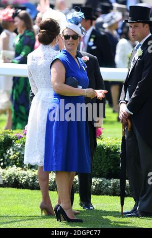 Zara Tindall during day one of Royal Ascot at Ascot Racecourse ...