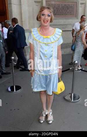 Grayson Perry arriving at the V&A Summer Party, which is celebrating ...